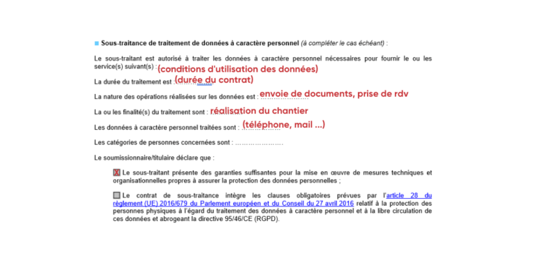 DC4 : Guide pour compléter la déclaration de sous-traitant